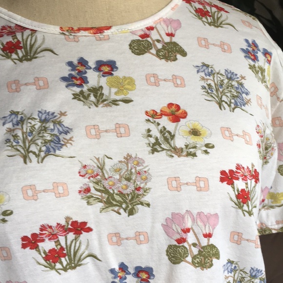 Gucci | Tops | Gucci Flora Floral Top Xs Small | Poshmark